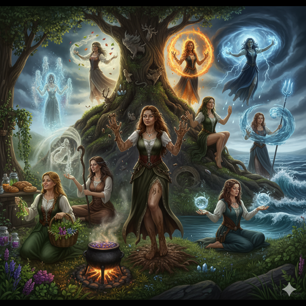 Nature & Elemental Witches – Wicca Journey